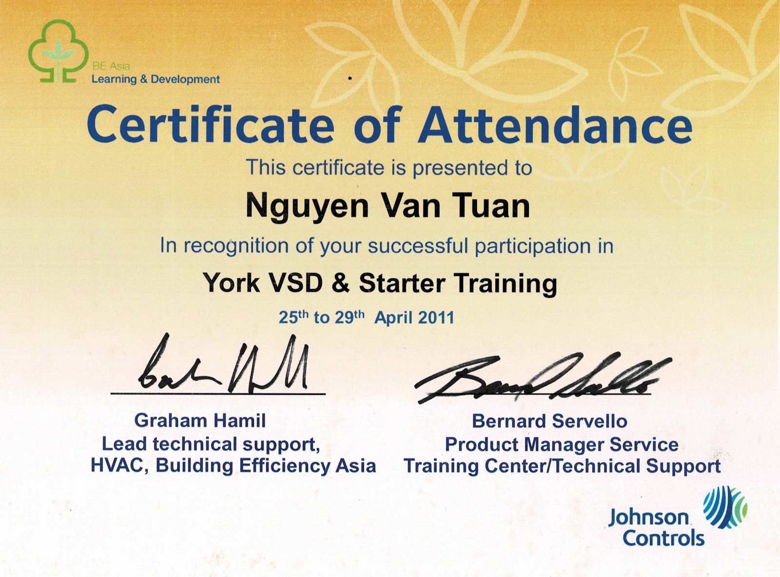 York VSD & Starter Training